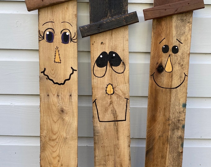 Pallet Scarecrow Porch Leaner Decor - Etsy