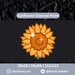 Twitch Sunflower Emote Channel Point Badge Streamer Graphics Soft Ready ...