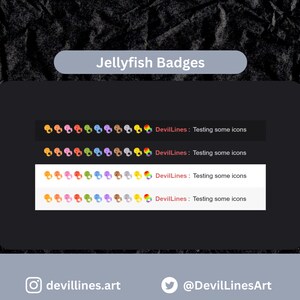 11 Spongebob Jellyfish Badges Spongebob Badges Instant Download Twitch ...