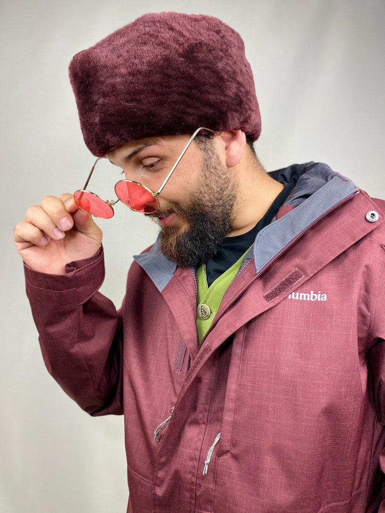 Karakul Qaraqul Jinnah Cap, Lamb Board Tail Kufi Fur Sheep Hat Handmade ...