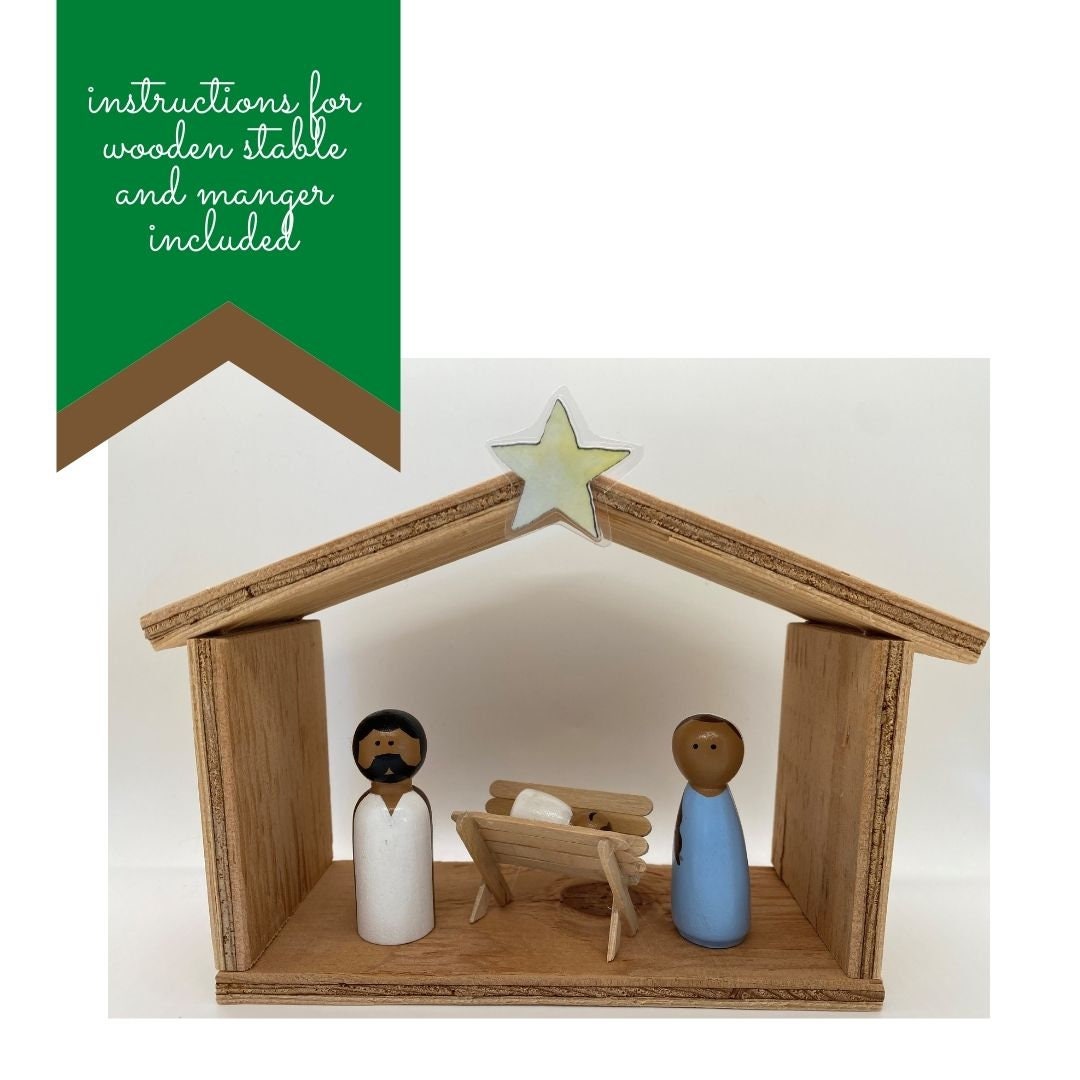 Printable Nativity | Make Your Own Kit | Sensory Box | Bible Lesson ...