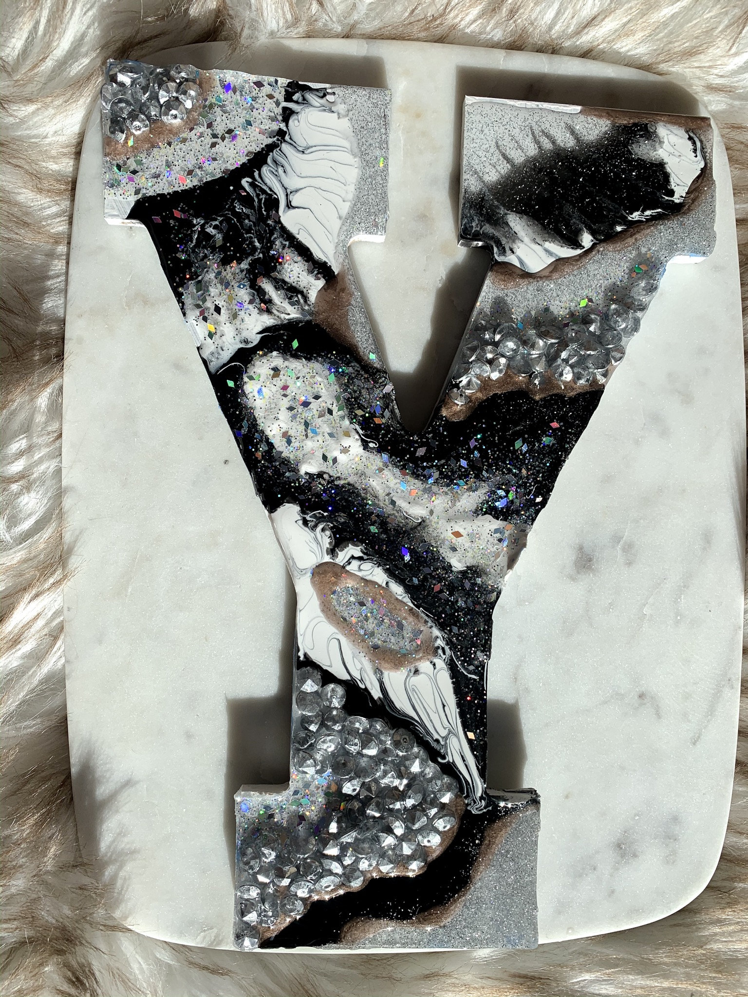 MARBLE LETTERS - Etsy