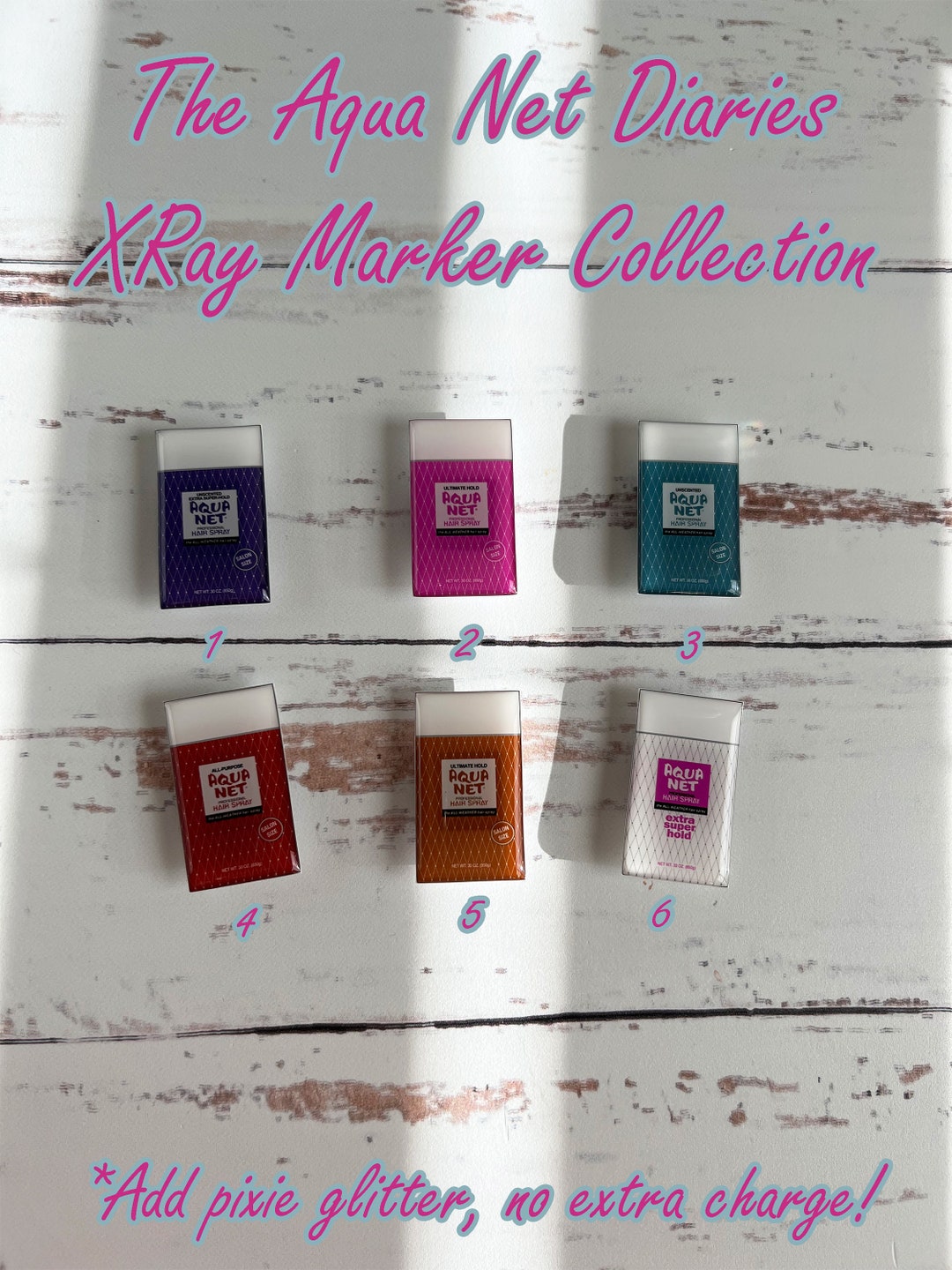The Hairspray Diaries X-ray Marker Collection - Etsy