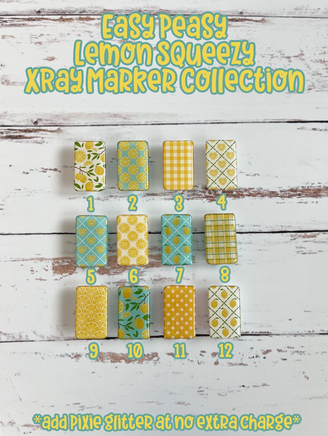 Cute Lemon X-ray Marker Collection - Etsy