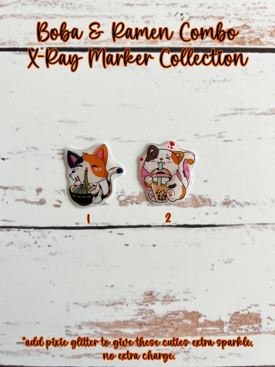 Boba & Ramen Combo X-ray Marker Collection - Etsy