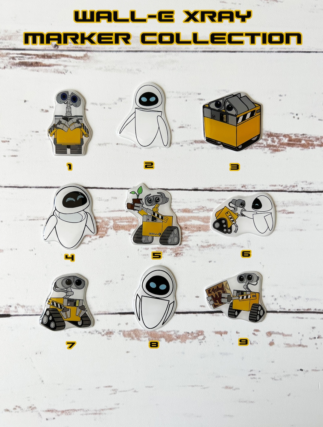 Character X-ray Marker Collection - Etsy