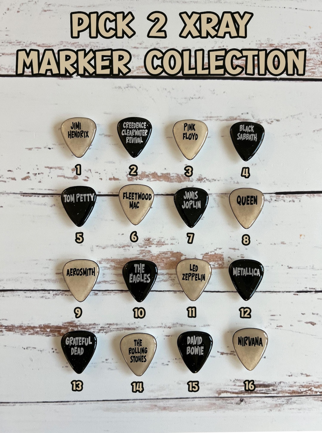 Pick 2 X-ray Marker Collection - Etsy