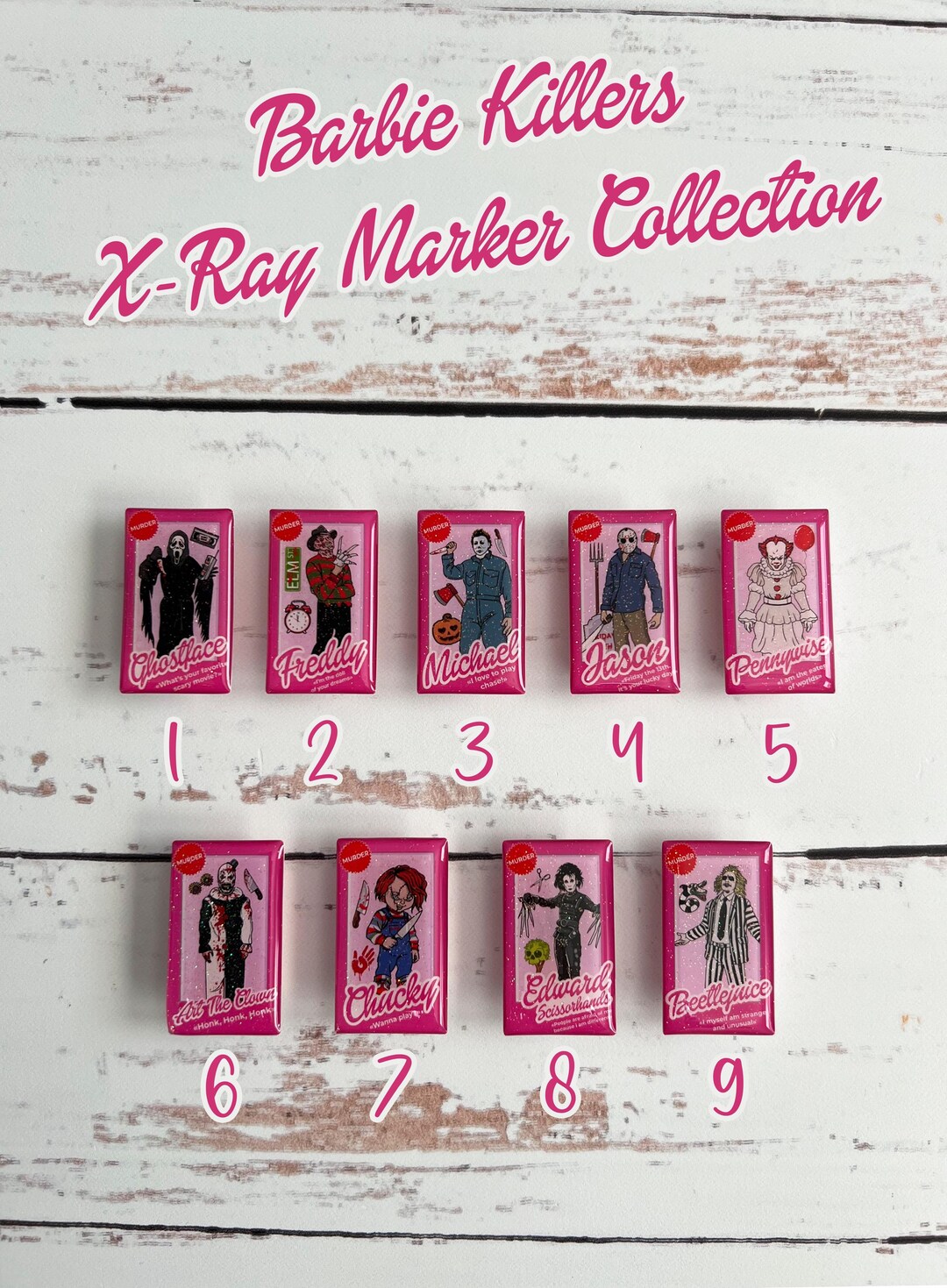 Killer X-ray Markers - Etsy