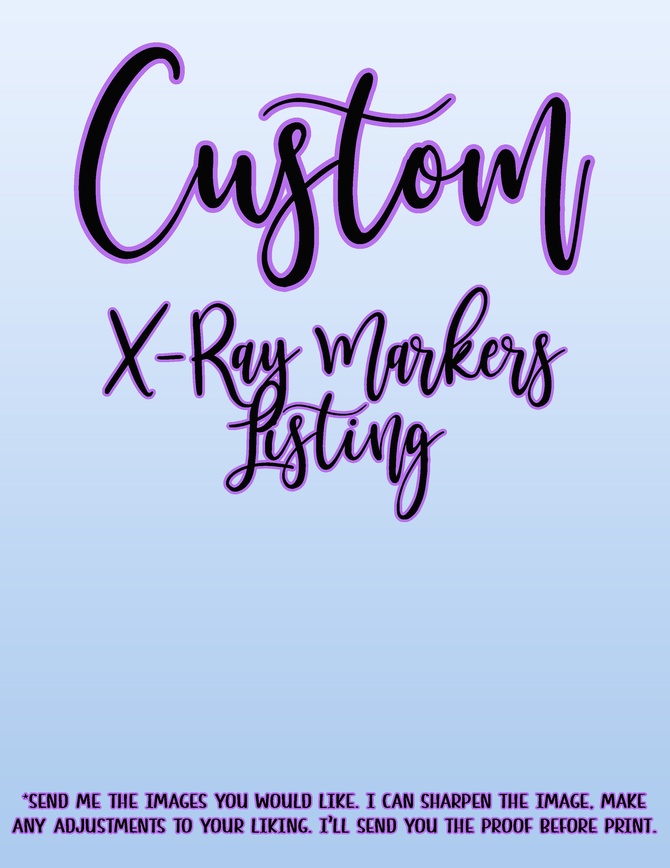 Custom X-ray Markers - Etsy