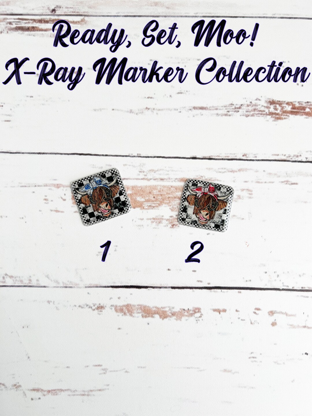 Ready, Set, Moo X-ray Marker Collection - Etsy