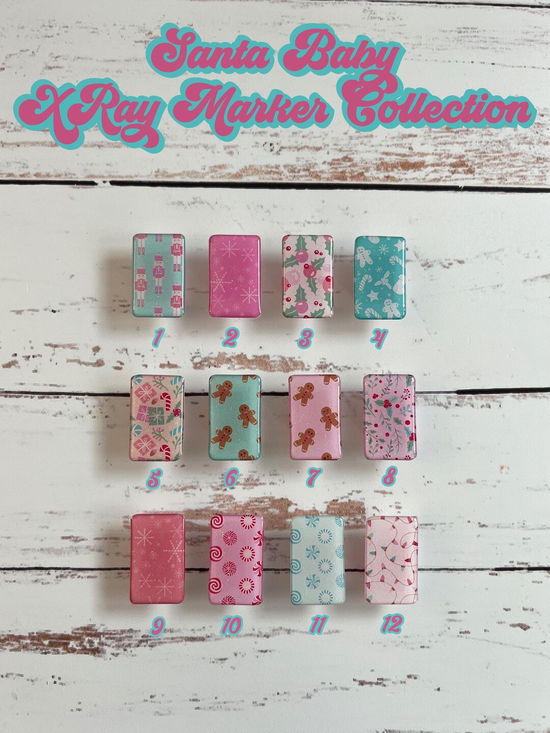 Santa Baby X-ray Marker Collection - Etsy