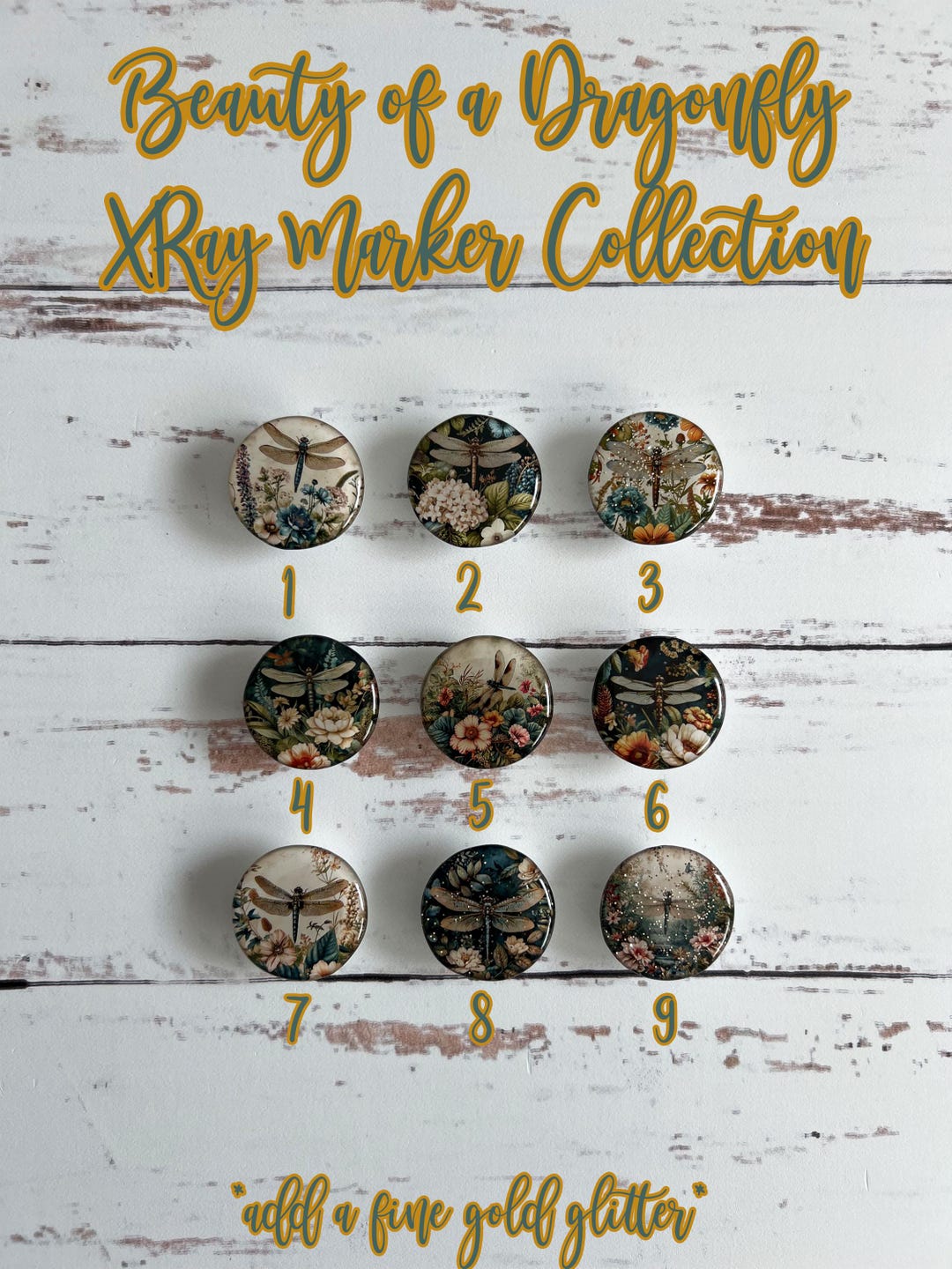 Dragonfly X-ray Marker Collection - Etsy
