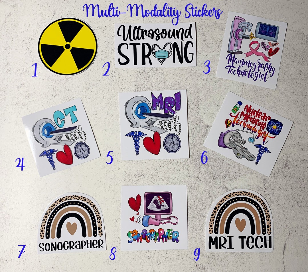 Multi-modality Imaging Stickers - Etsy