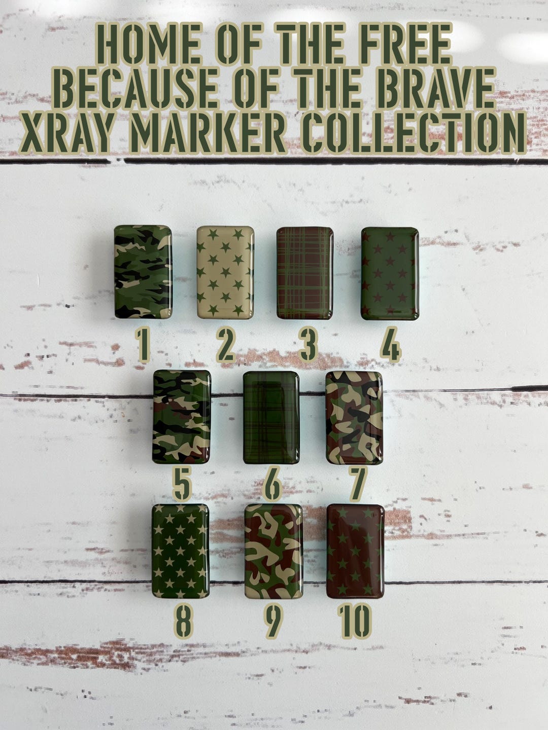 Military X-ray Marker Collection - Etsy