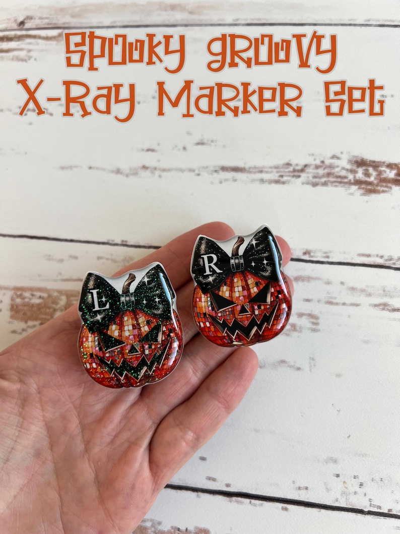 Spooky Groovy X-ray Marker Set - Etsy