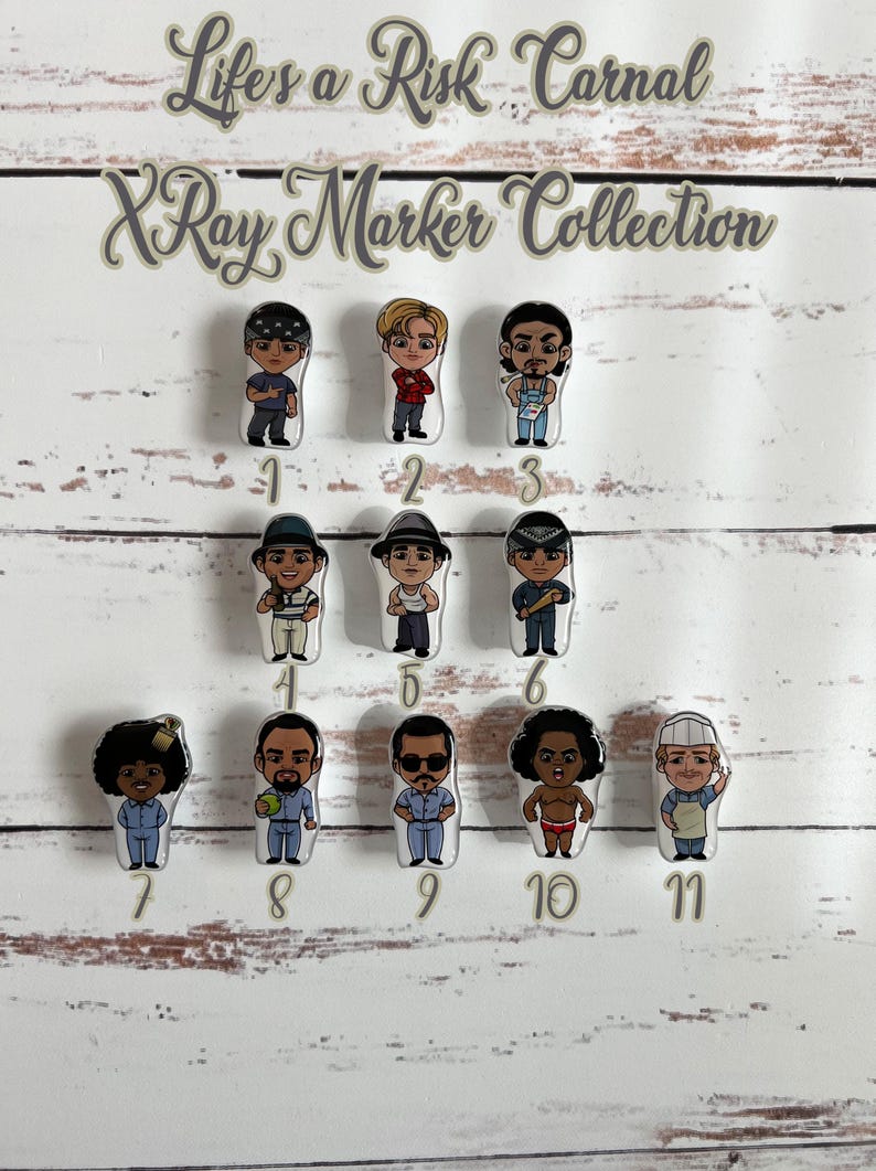 Character X-ray Marker Collection - Etsy