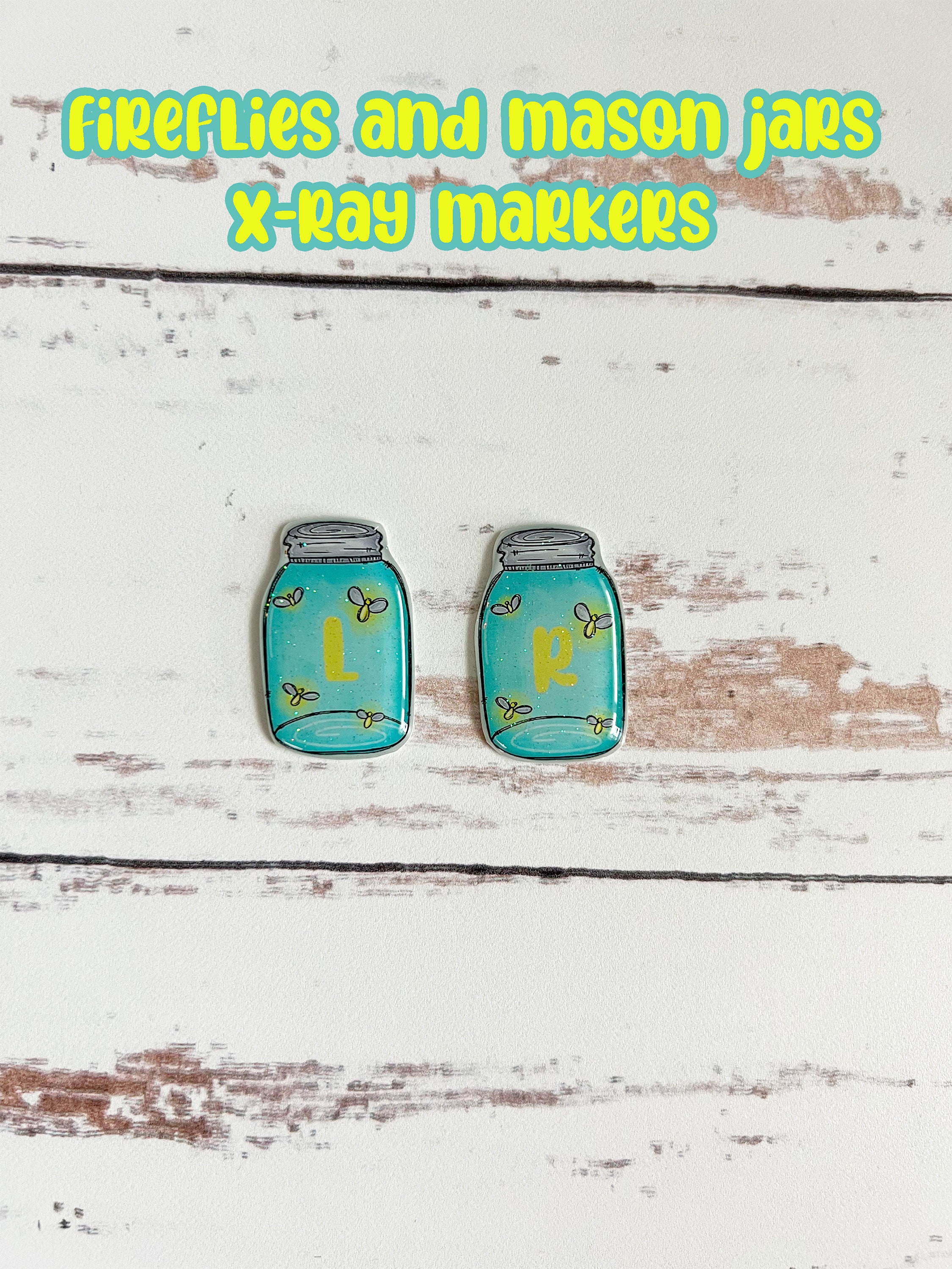 Fireflies and Mason Jars X-ray Markers - Etsy