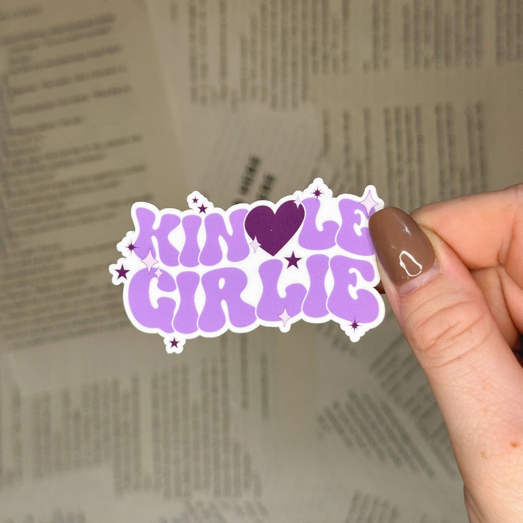 Kindle Girlie Sticker Spicy Books Romance Booktok Sticker Etsy