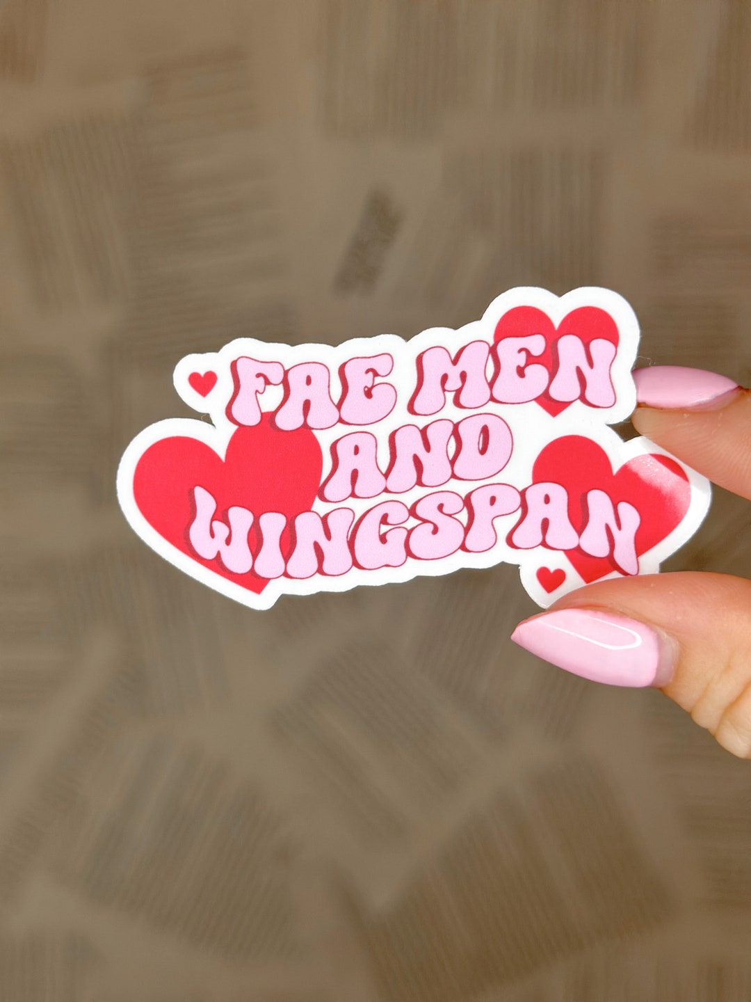 Fae Men and Wingspan Sticker Spicy Books Romance Booktok - Etsy