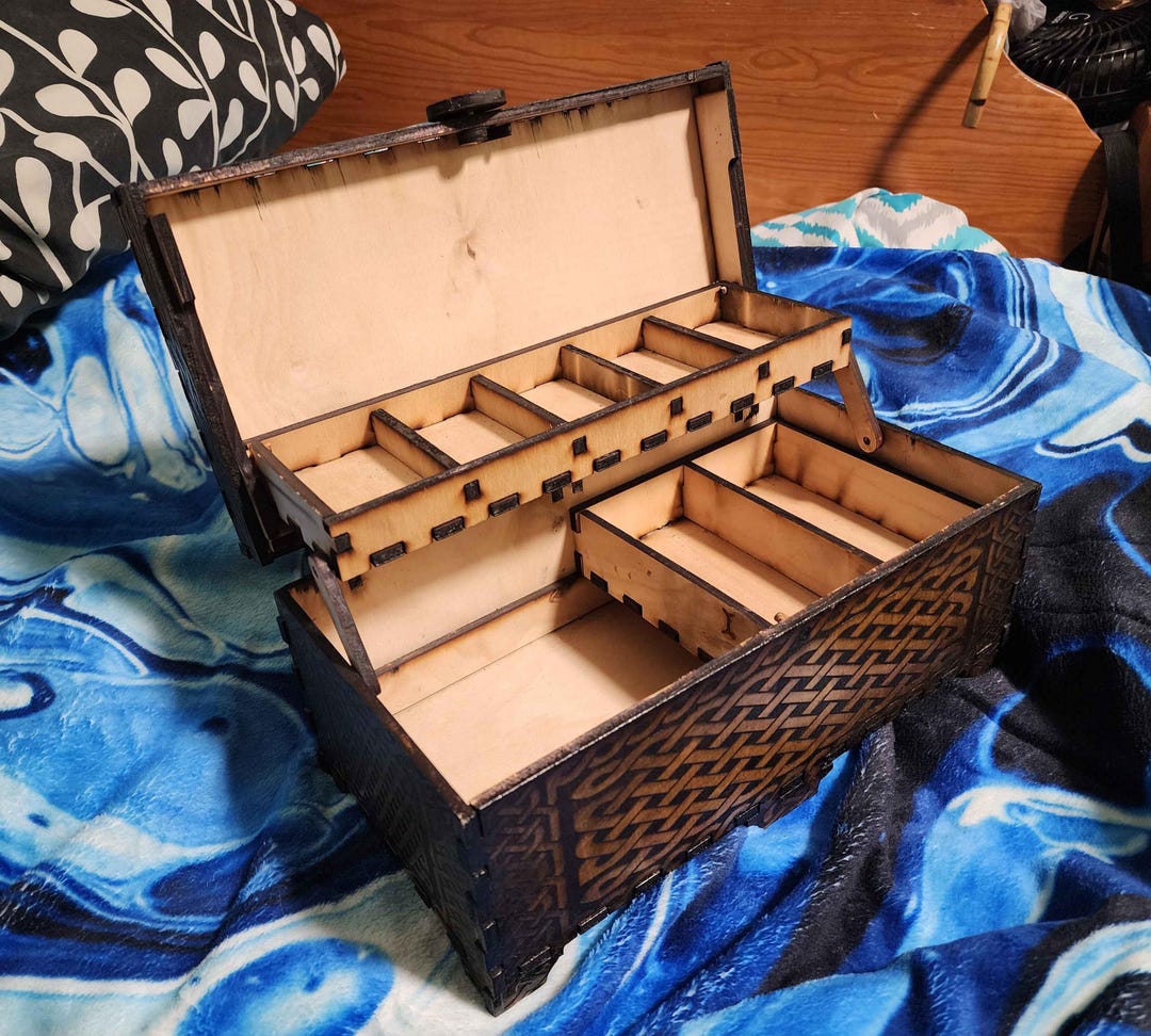 Enchanted Spelled Storage Chest 11.5"x6"x5" - Keepsake Altar Box ...