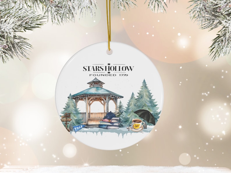 Gilmore Girl Gift Christmas Ornament Lorelai Gilmore Stars Hollow ...