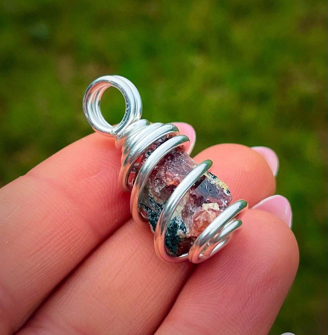 Self Mastery Very Rare Red Hyacinth Crystal Pendant Inner - Etsy