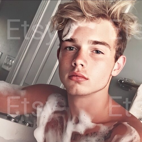 Handsome Guy Portrait Rare Photo Photography Gay Interest Etsy