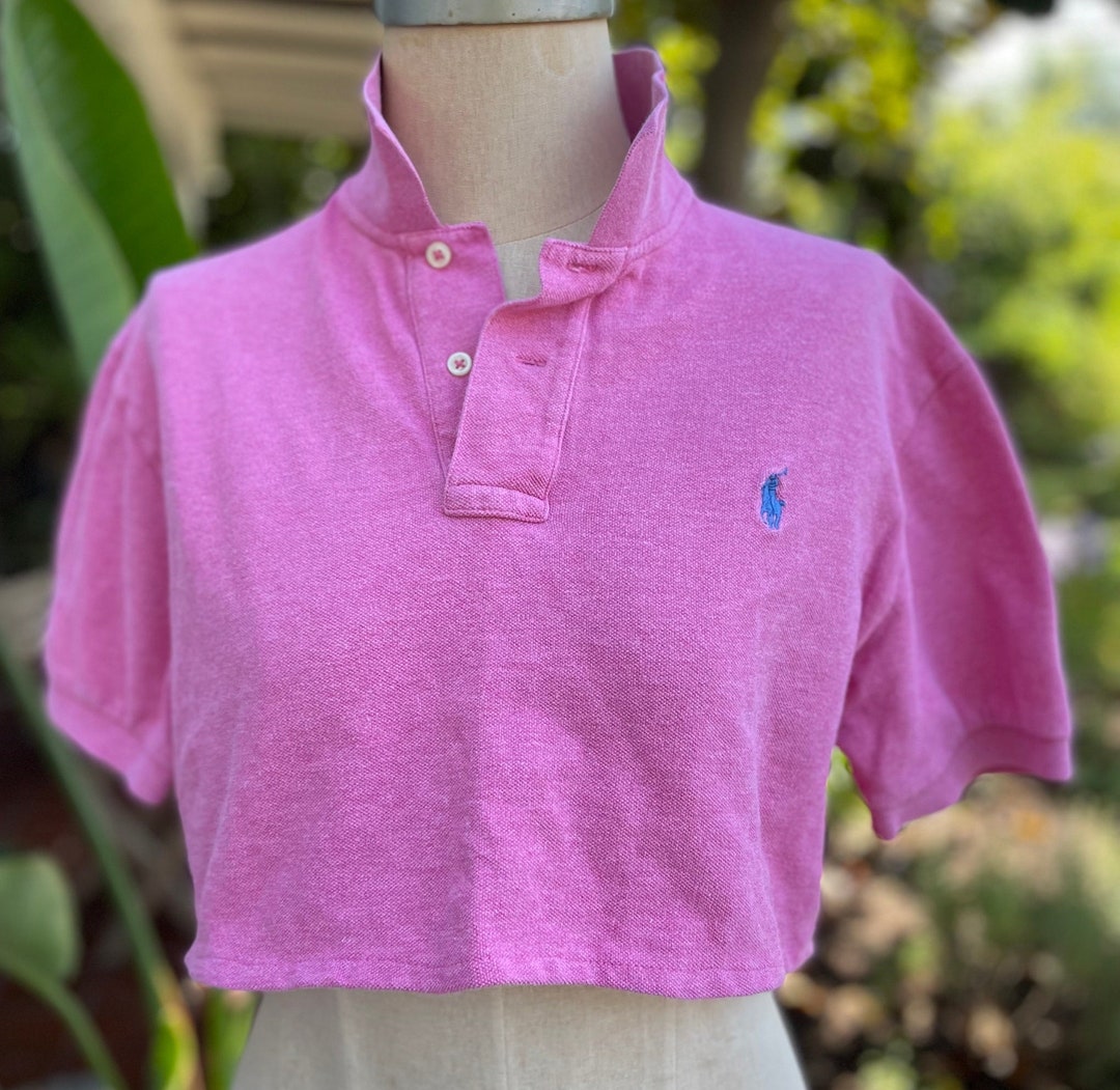 Remade Cropped Ralph Lauren Polo Shirt - Etsy