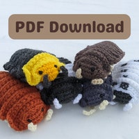 Isopod Roly Poly Pillbug Plush Animal Sewing Pattern .pdf Tutorial Wood ...