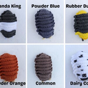 Realistic Crochet Isopod Amigurumi Plush 7 Varieties - Etsy Canada