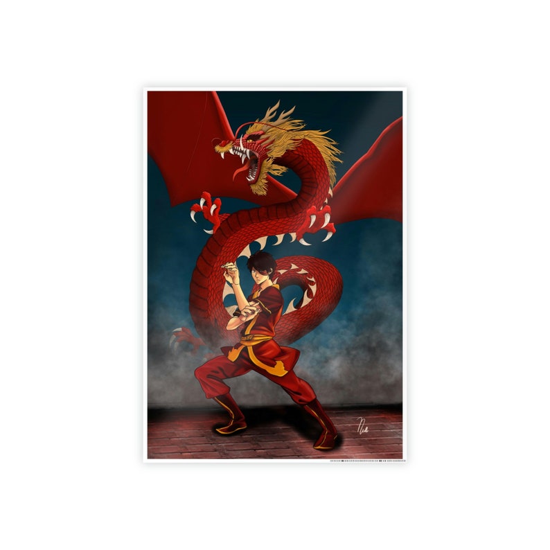 The Fire Prince Gloss Poster - Etsy