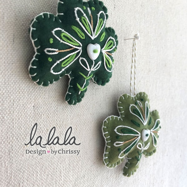 Shamrock Ornaments - Etsy