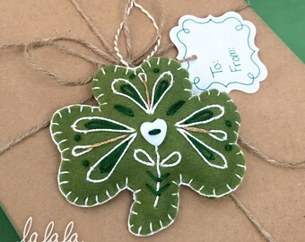 Shamrock Ornament - Etsy