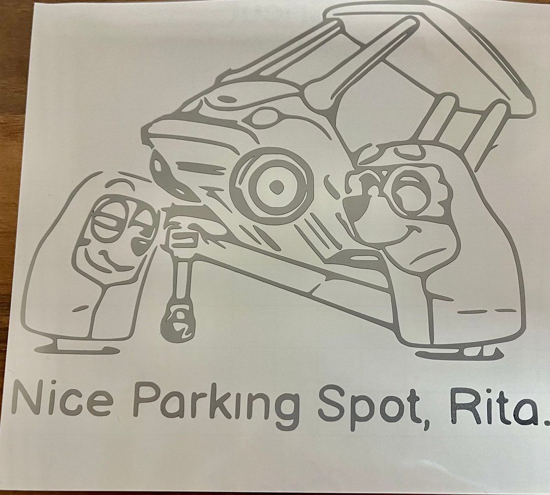 Nice Parking Spot, Rita Blue Dog Decal - Etsy Australia