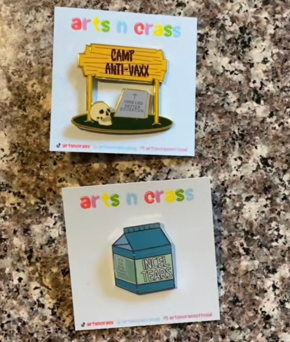 Incel Tears Enamel Pin - Etsy