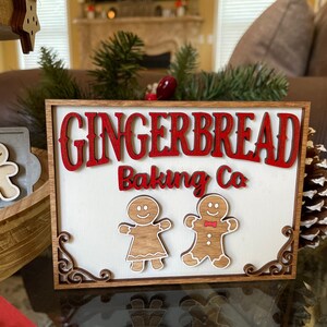 Christmas Tiered Tray, Gingerbread, Christmas Cookies, Christmas Decor ...