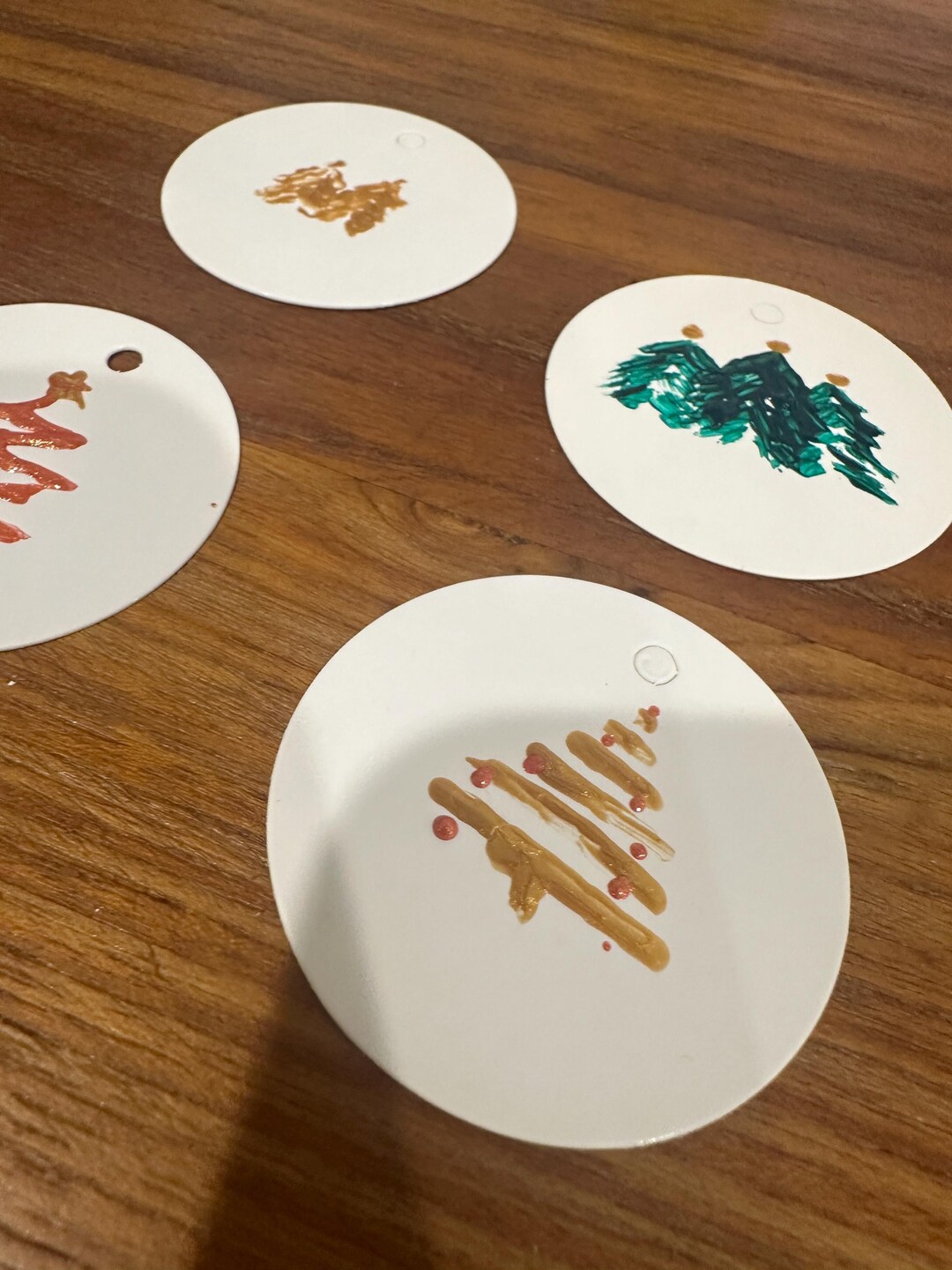 Christmas Gift Tags - Handpainted Pack of 4 Mixed - Etsy