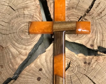 Wood Epoxy Cross - Etsy