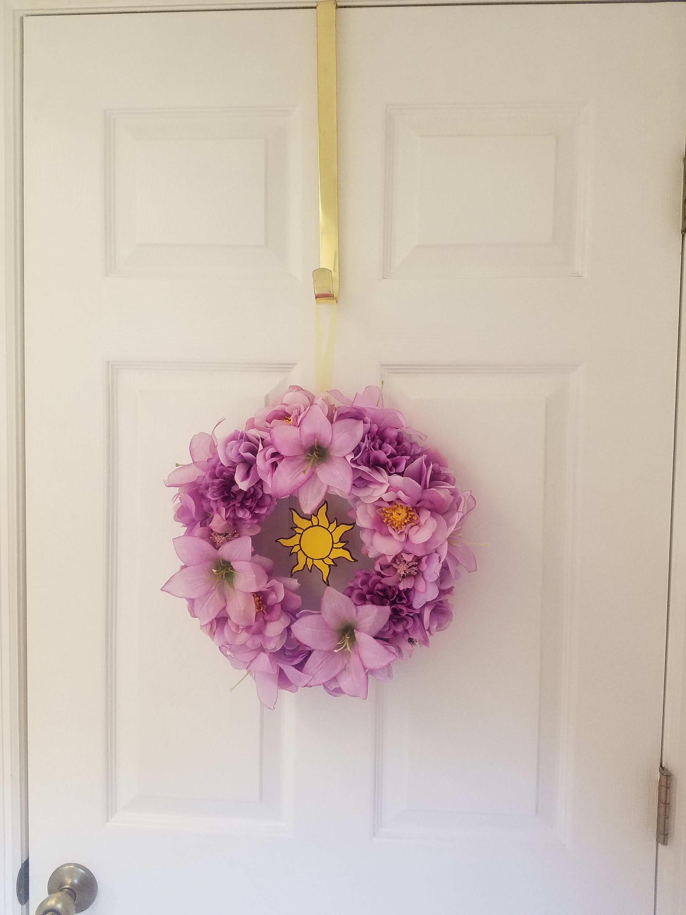 Disney's Tangled Inspired Princess Rapunzel Flower Wreath - Etsy