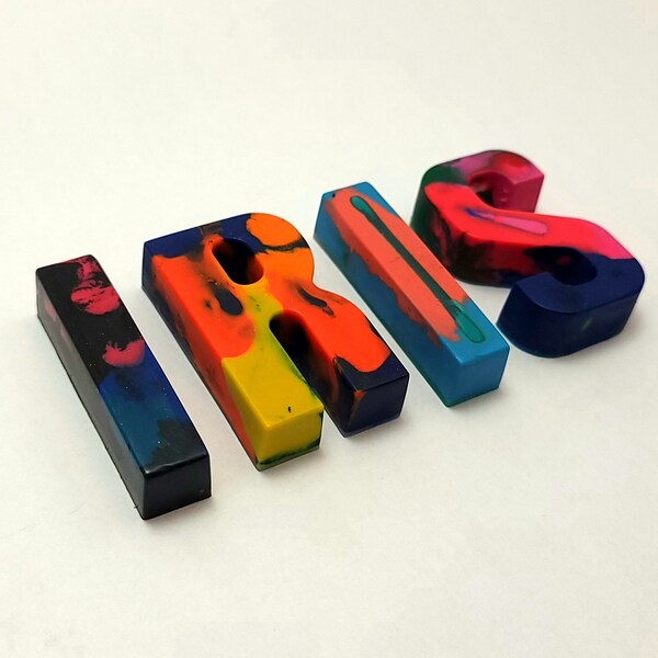 Letter Crayons - Etsy