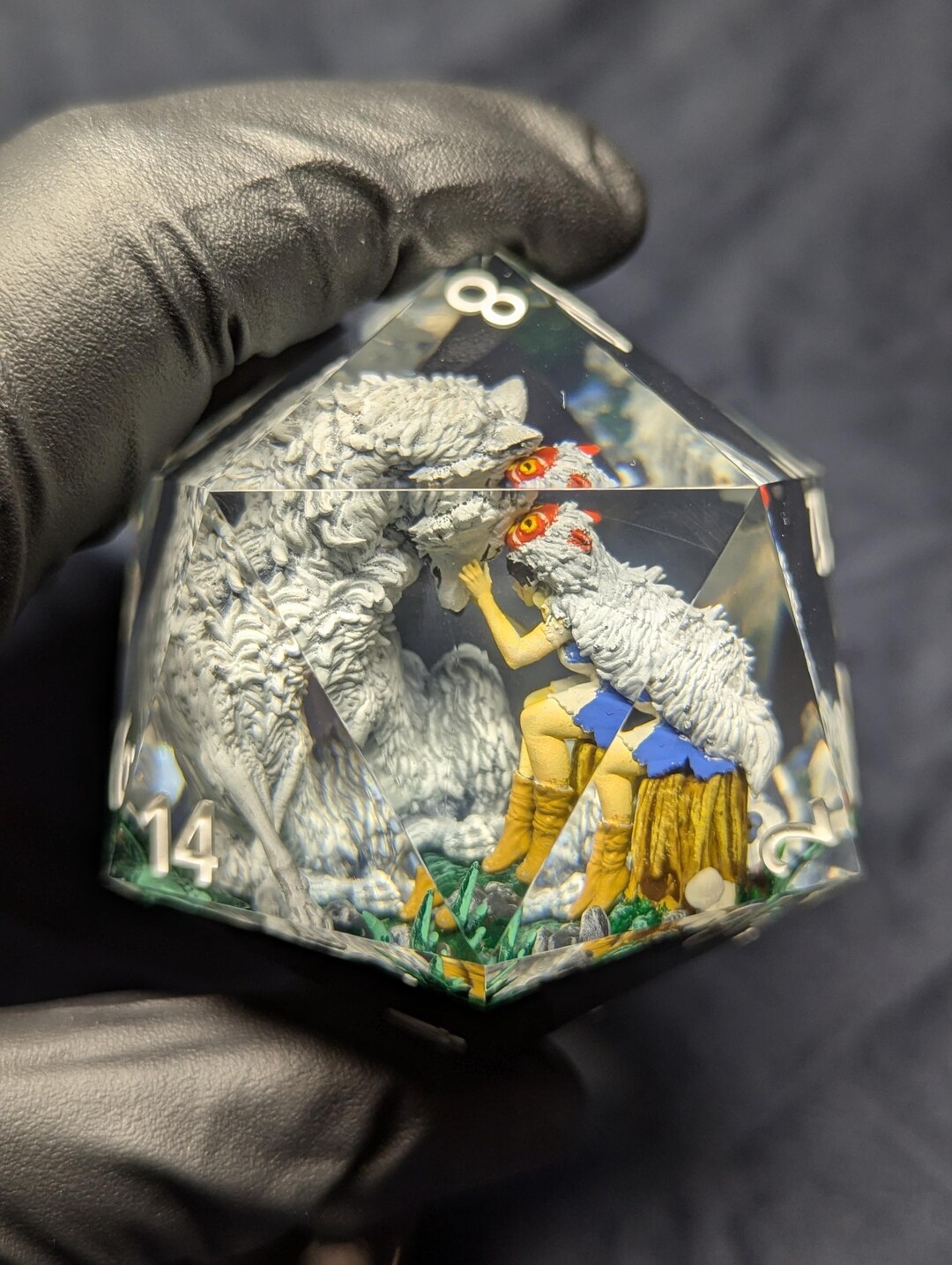 Wolf Spirit D20, 75mm - Etsy