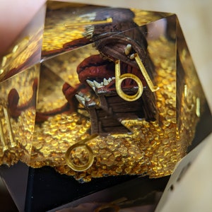 Treasure Mimic D20, 55mm - Etsy