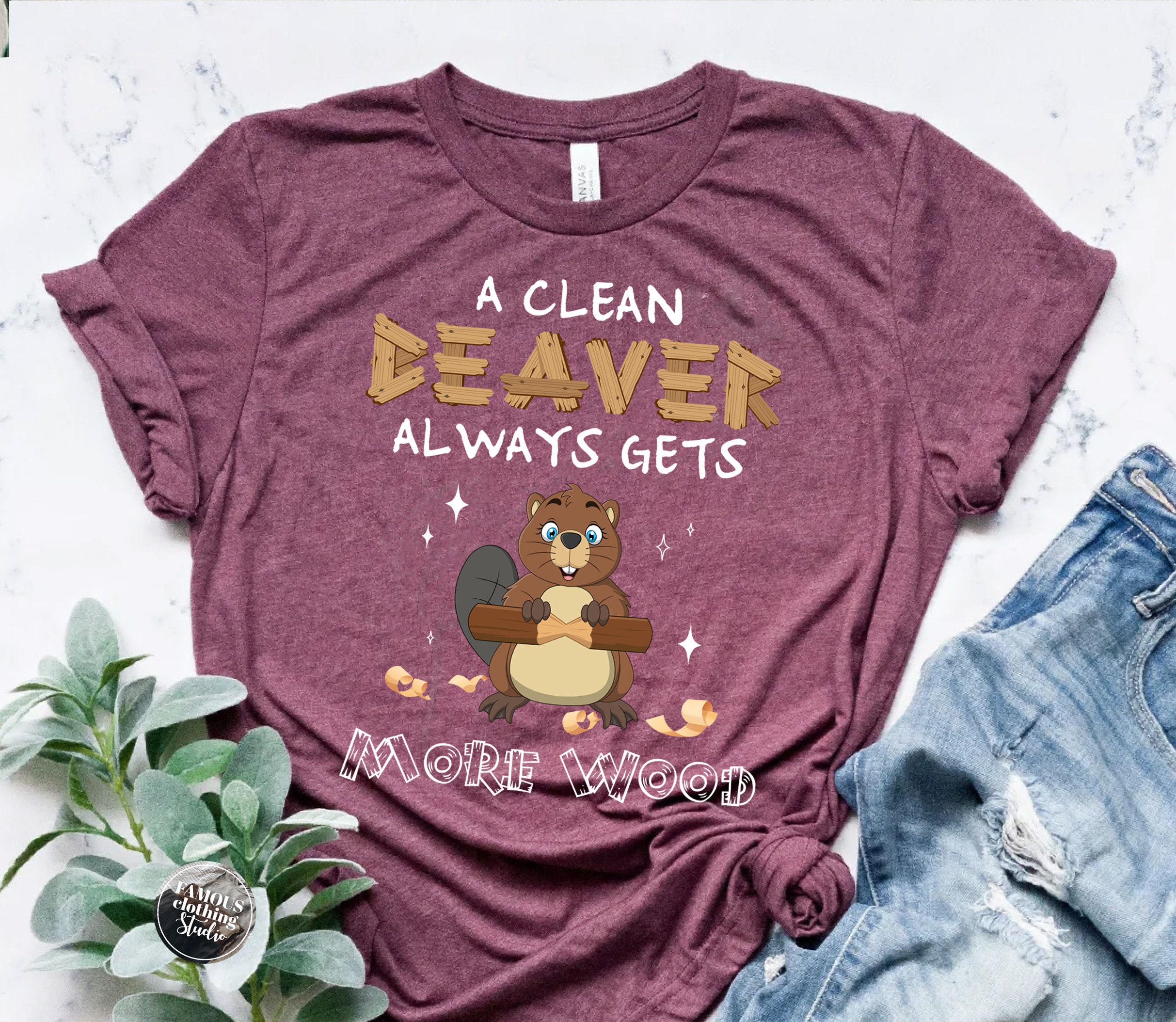 Funny, A Clean Beaver Always Gets More Wood, Joke Sarcastic, Beaver ...