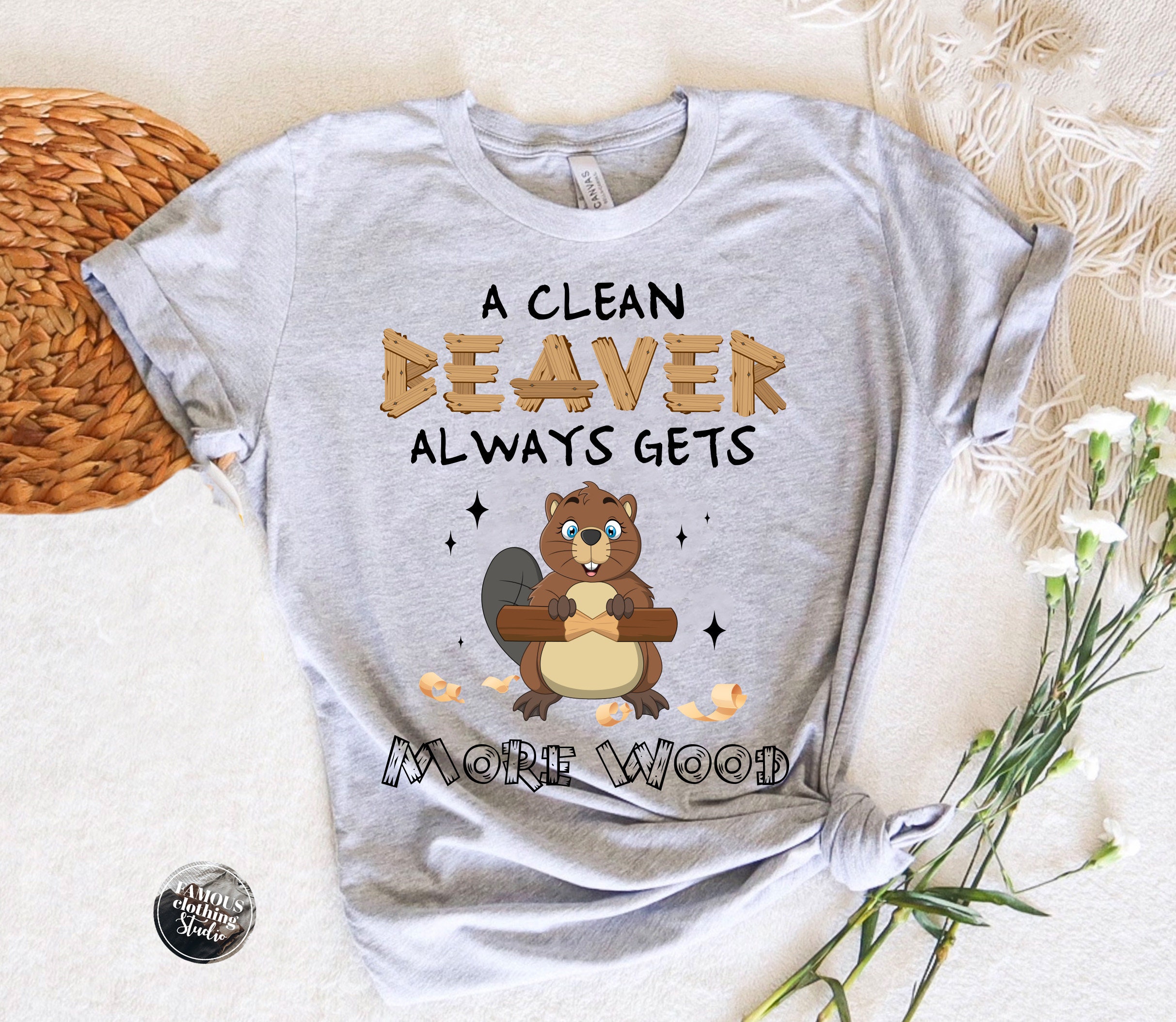 Funny, A Clean Beaver Always Gets More Wood, Joke Sarcastic, Beaver ...