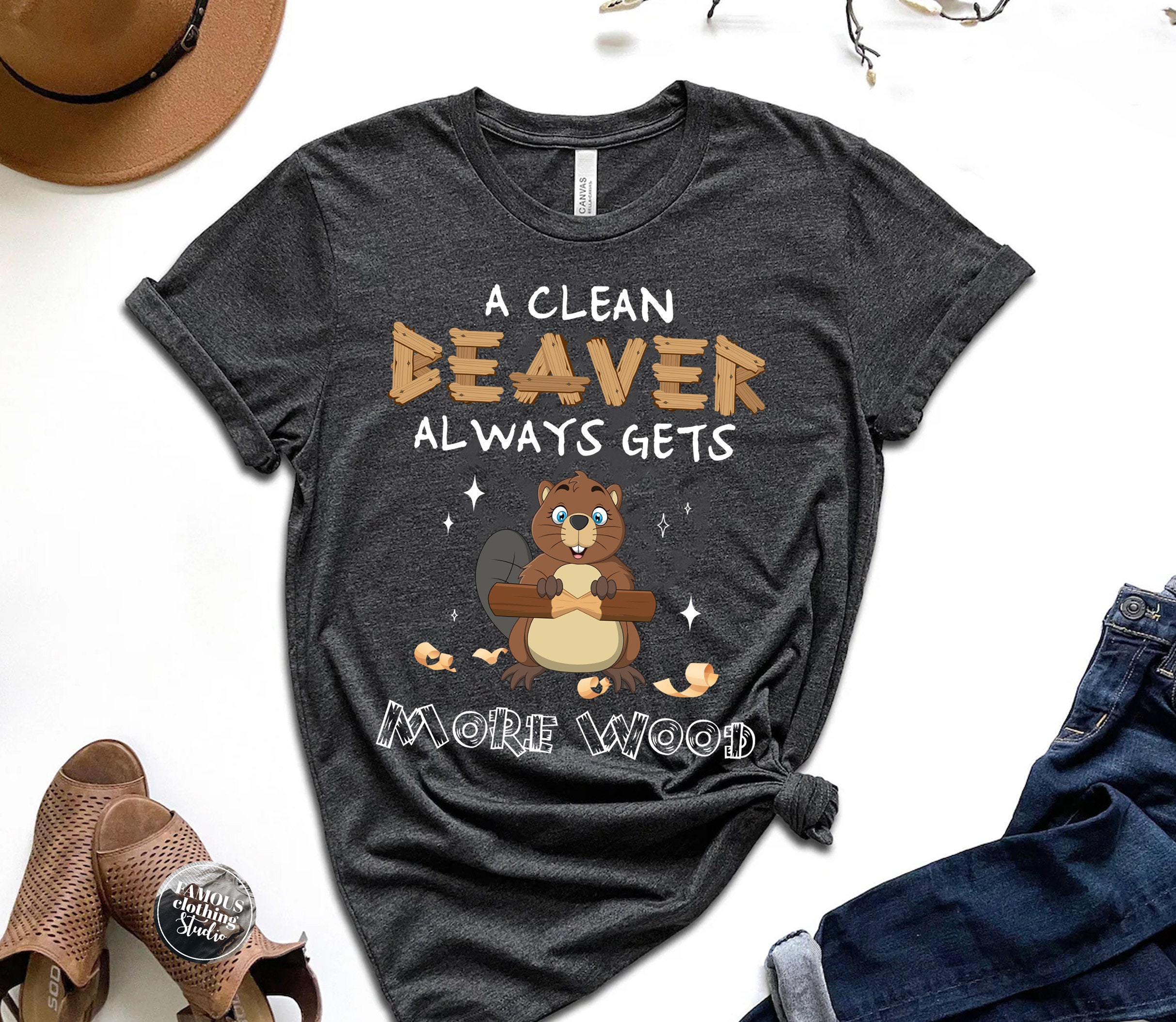 Funny, A Clean Beaver Always Gets More Wood, Joke Sarcastic, Beaver ...