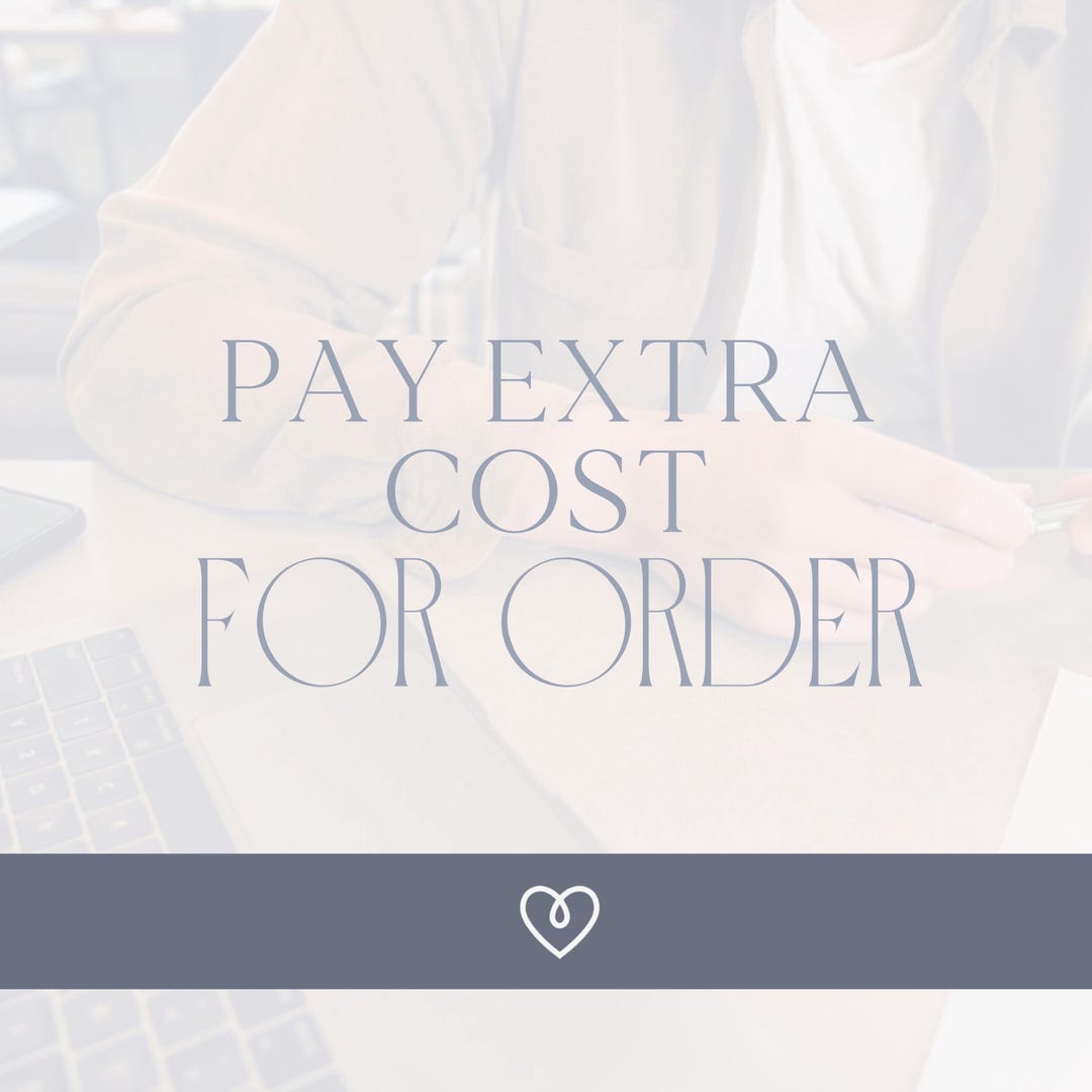 Pay Extra Cost for Order, Custom Design Service, Customized Digital ...