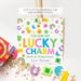 Printable You Are My Lucky Charm St Patrick's Day Gift Tag, St Patty's ...