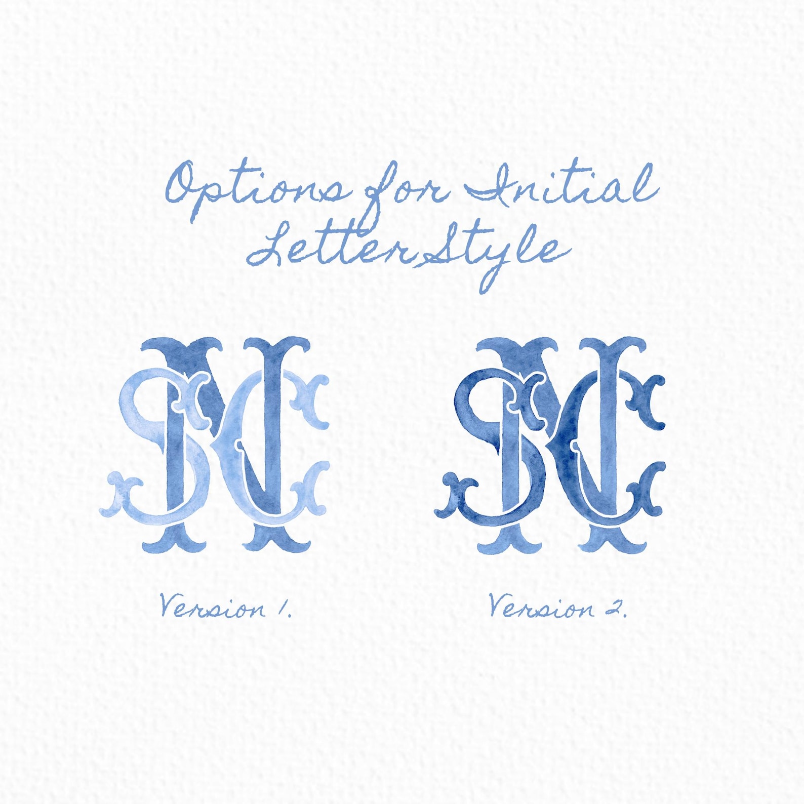 Custom Three Monogram Initial Letters, Three Monogram for Crest Design ...