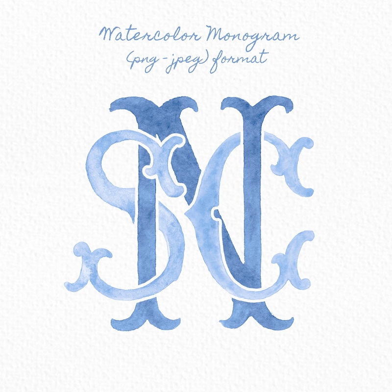 Monogram Painting - Etsy