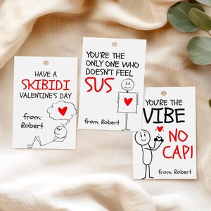 Funny Printable Classroom Valentine, Slang Kids Valentine's Day Cards ...